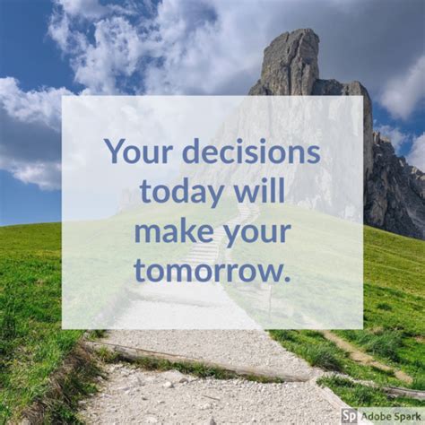 Your Decisions Today Will Make Your Tomorrow Dr Adam Bletsoe Toronto