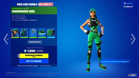 Fortnite Item Shop 5 10 2023 NEW FNCS AURA BUNDLE YouTube