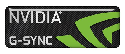 Nvidia G Sync 275x1 Chrome Effect Domed Case Badge Sticker Logo