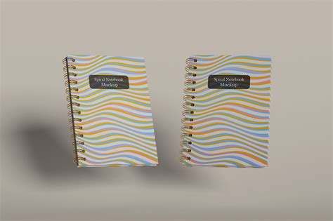 A Spiral Notebook Mockup Set Behance A Spiral Notebook Mockup Set Behance