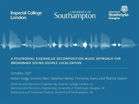 Presentation Waspaa A Polynomial Eigenvalue Decomposition Music