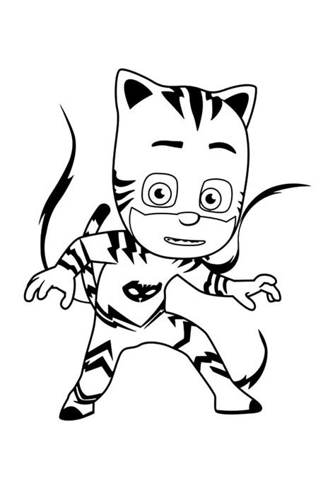 Desenhos Do Menino Gato Para Colorir E Pintar Tudo Para Colorir