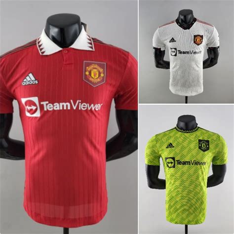 Manchester United Home Away Player Third Issue Kit Local Seller Ready Stock Shopee Malaysia