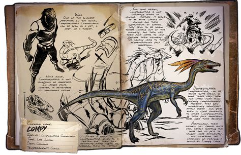 Компсогнат Ark Survival Evolved вики Fandom