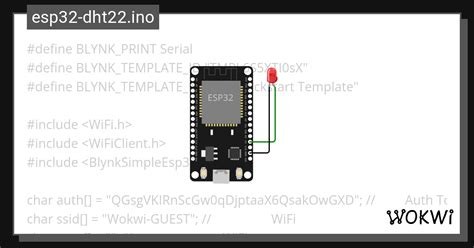 Dht22 Esp32 Blynk Copy Wokwi ESP32 STM32 Arduino Simulator