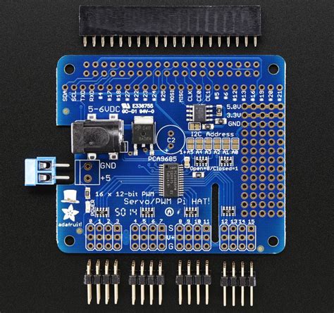 Adafruit Channel PWM Servo Hat