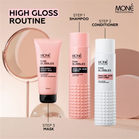 Moné Sparkling Shine Shampoo 300ml | Cvrle Hair Shop