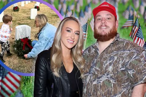 Luke Combs Son Lays Wreaths At Graves Of Fallen Service Members