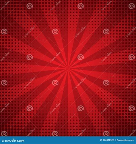 Sunburst Abstract Red Background Stock Vector Illustration Of Flare