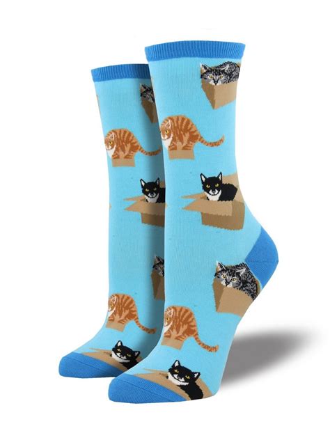 Socksmith Designs Socksmith Designs Cat In A Box Hosiery