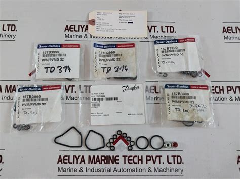 Sauer Danfoss 157b3999 Pvm Pvmd 32 Set Of Seal Aeliya Marine Tech