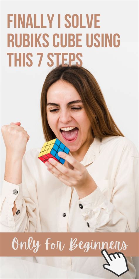 Step By Step Guideline To Solve Rubiks Cube For Beginner Solving Rubiks Cube In 7 Steps Cube