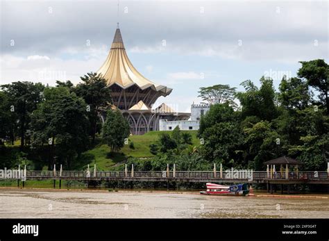 The New Malay Style Bangunan Dewan Undangan State Assembly Building And British Colonial Fort