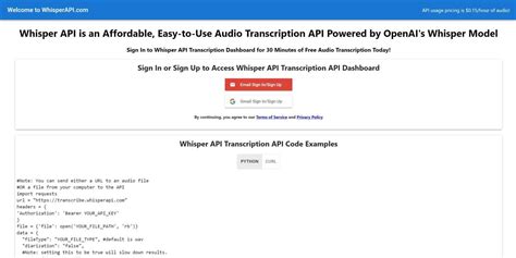 Whisper Api Análisis Precio y Opiniones
