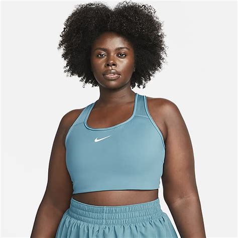 Blue Nike Swoosh Removable Cups Sports Bras Nike Au