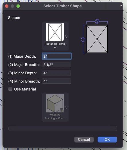 Structural Member Does Not Show The Cross In Its Rectangle In The Section Cut Architecture