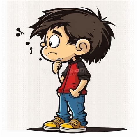 Niño Enojado Imagen Premium Generada Con Ia