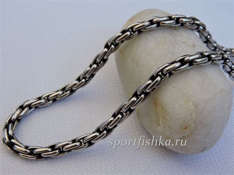 Мужская бижутерия цепочка из стали на шею | sportfishka.ru
