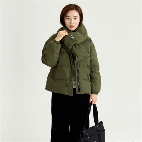 诺诗兰羽绒服女秋冬新款防风透气宽松加厚鹅绒保暖时尚休闲羽绒衣虎窝淘