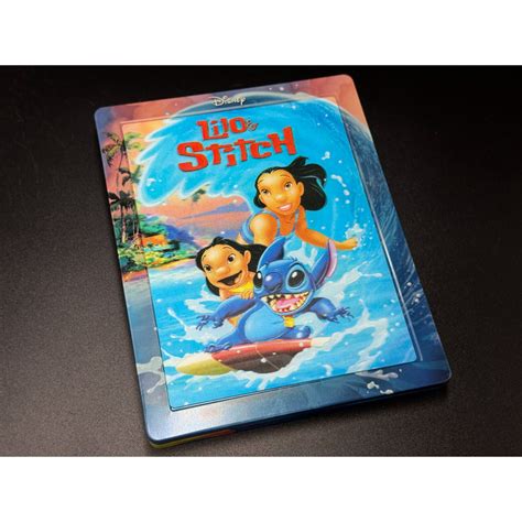 藍光bd 星際寶貝 史迪奇 Lilo And Stitch 限量幻彩磁貼凹凸鐵盒版 英文字幕 二手9成新 迪士尼 蝦皮購物