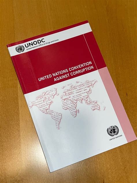 Uncac 20 Years Today👏 The United Nations Convention Against