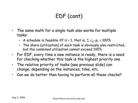 Ppt Real Time Scheduling Edf And Rm Powerpoint Presentation Free
