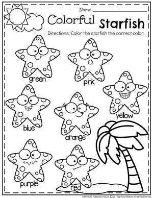 Summer Preschool Worksheets Planning Playtime Summer Preschool