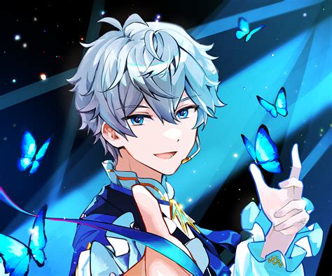 Izumi Sena — Ensemble Stars Hd Wallpaper Azure Butterfly Echo