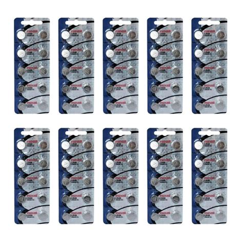 Kit 10 Cartelas Pilha Bateria Maxell Lr44 A76 1 5V Relógios em Promoção na Americanas