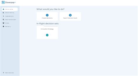 new feature release decision sets