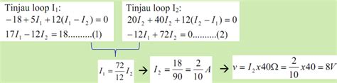 Contoh Soal Analisis Mesh Loop Contoh Soal Rangkaian Listrik Analisis Mesh Gunakan