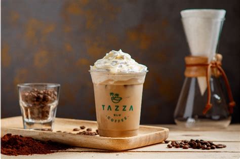 Iced White Mocha Tazza Blu Coffee