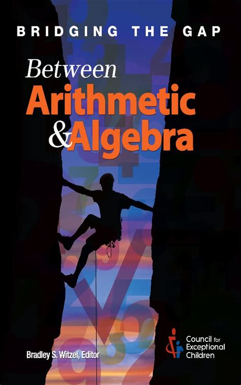 Bridging The Gap Between Arithmetic And Algebra Ebook Witzel Bradley S Kindle Store