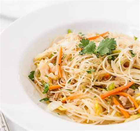 Pancit Bihon Filipino Rice Noodles Kitchen Confidante