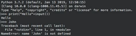 How To Fix Nameerror In Input Function In Python 3x Stack Overflow