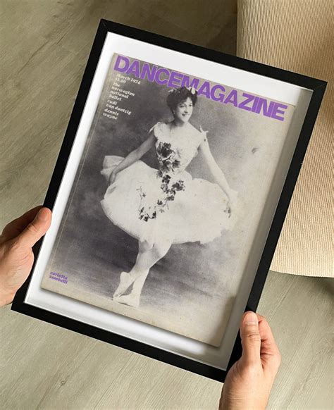 Dance Magazine March 1974 Cover Print The Curious Desk
