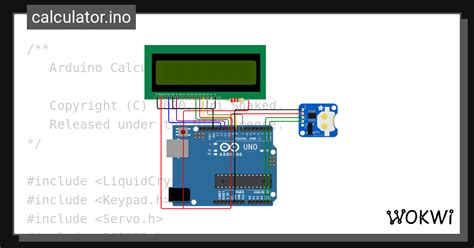 Calculator Ino Copy Wokwi ESP STM Arduino Simulator