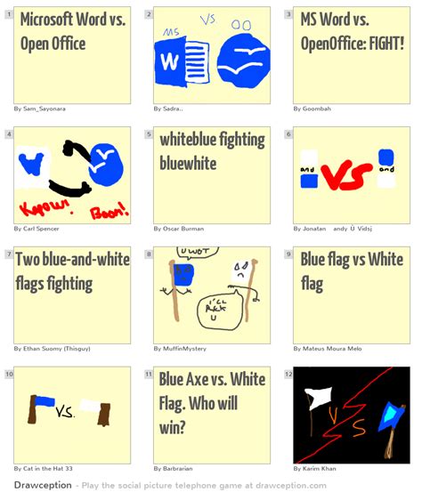 microsoft word vs open office drawception