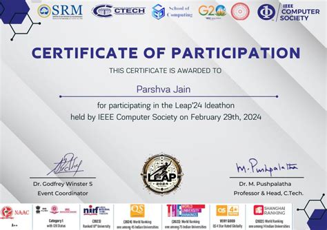 Parshva Jain On Linkedin Innovation Ideathon Hackathon Ieee