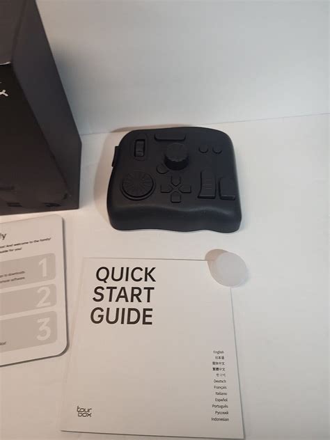 TourBox Elite TBECA Black USB C Bluetooth Controller For Photo Video