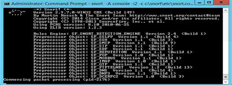 snort re stuck at commencing packet processing