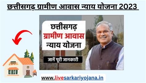 छत्तीसगढ़ ग्रामीण आवास न्याय योजना 2024 Live Sarkari Yojana