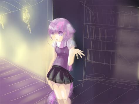 3447172 Safe Artistwolfiedrawie Twilight Sparkle Human G4
