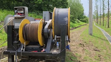 60마력 콤바인 케이블포설기 관로포설 229kv 325sq 완충녹지 지중선로포설 파워케이블공사 특고압 고압 저압 통신케이블 기계화포설 전문업체 Youtube