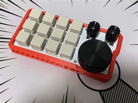Keyboard Case Cxt 12e3 Dial Keyboard By Zagt Download Free Stl