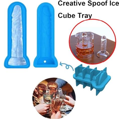 Diy Adult Funny Silicone Icecube Tray Prank Mold Party Ice Maker Penis Soap T Ebay