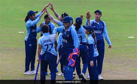 Celebrations Erupt As India Win Asian Games Gold In Women S Cricket Watch Asian Games News