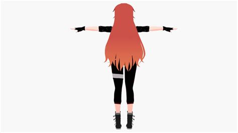 Character Anime Girl 3d Model By Ryanmaicol