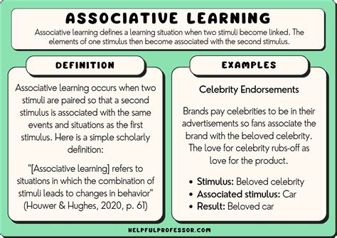 Associative Learning Examples