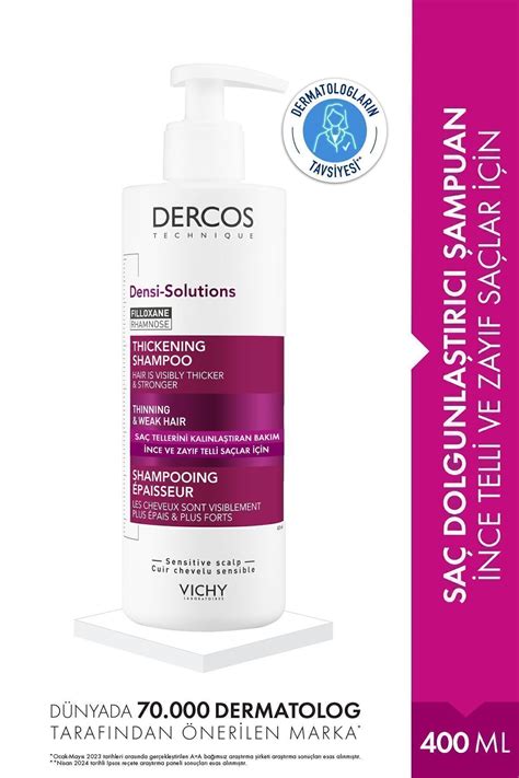 Vichy Dercos Densi Solution 400 Ml Shampoo For Thin And Weak Hair
